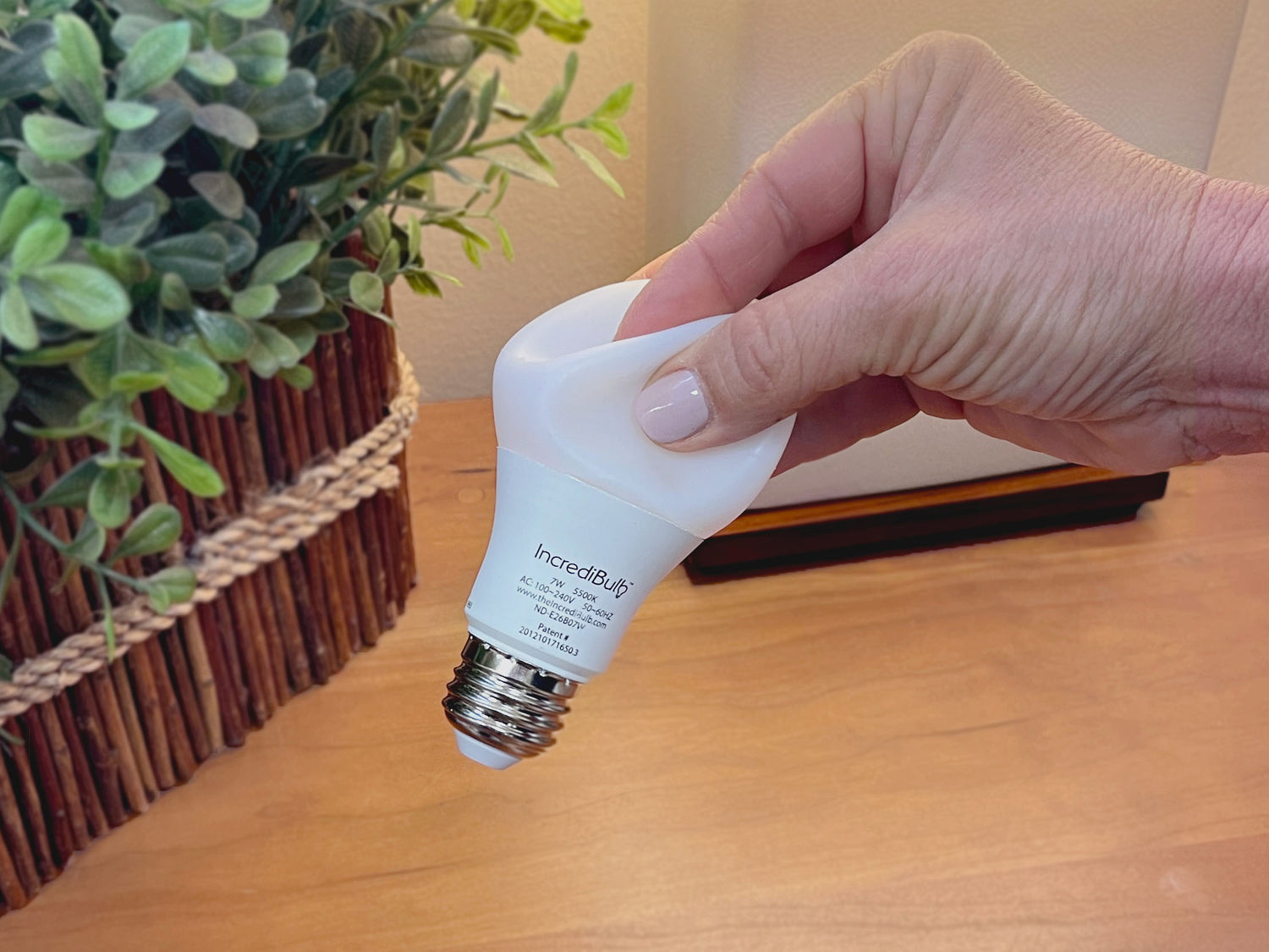 IncrediBulb, the world's only flexible, shatterproof LED Bulb